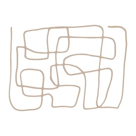 Premium Vector Abstract Modern Doodle Shape For Trendy Design