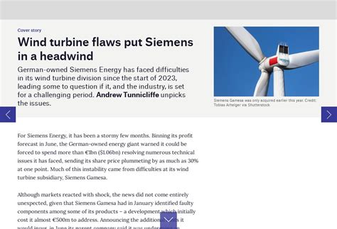 Siemens Energy Flawed Wind Turbines And A Strategy Struggle Future