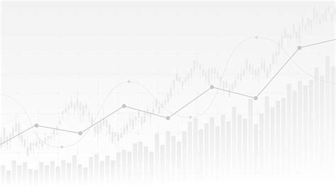 흑백 색상 배경에 업 트렌드 라인 그래프와 촛대추상 금융 차트 그래프에 대한 스톡 벡터 아트 및 기타 이미지 그래프 성장 개념 위로 이동 Istock