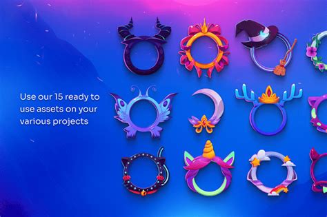 Ui Game Frames Vol10 Objects Ft Frames And Badge Envato