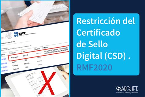 ¿el Sat Puede Cancelar Mi Certificado De Sello Digital Arguet
