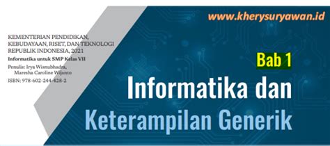 Rangkuman Materi Informatika Kelas 7 Bab 1 Kurikulum Merdeka