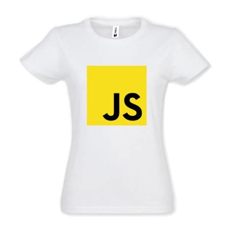 Tricou Damă Javascript • Printees • Tricouri Programatori