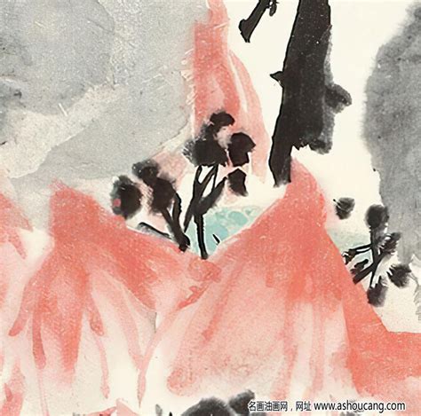崔如琢作品 浓荷图 高清大图下载 名画油画网