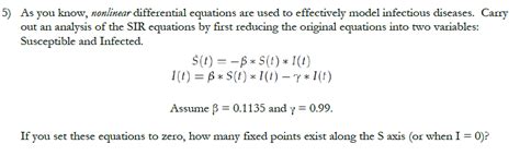 Solved As You Know Nonlinear Differential Equations Are Chegg
