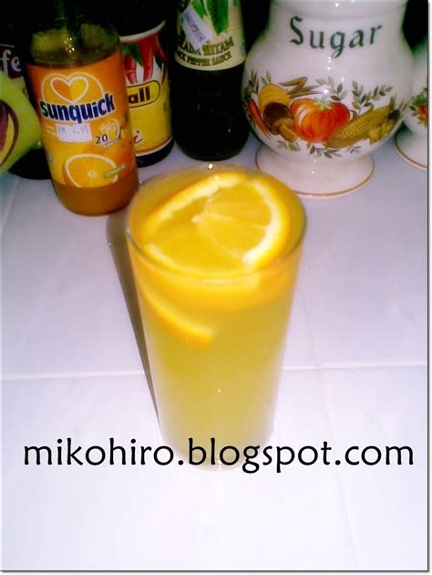 Danau Kasih Air Oren Sunkist