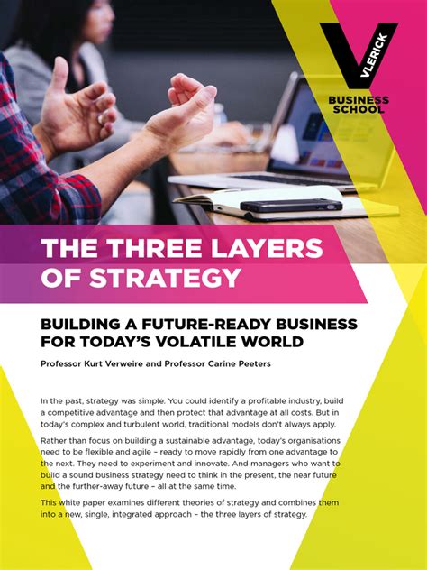 The Three Layers Of Strategy Building A Future Ready Business For Todays Volatile World Pdf The Three Layers Of Strategy Building A Future Ready Business For Todays Volatile World Pdf