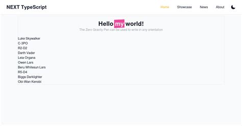 Next Typescript Codesandbox