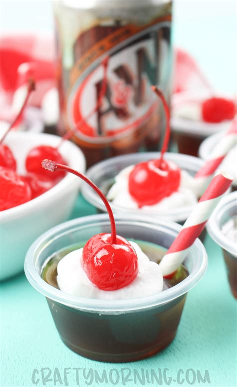 Root Beer Float Jello Shots Crafty Morning