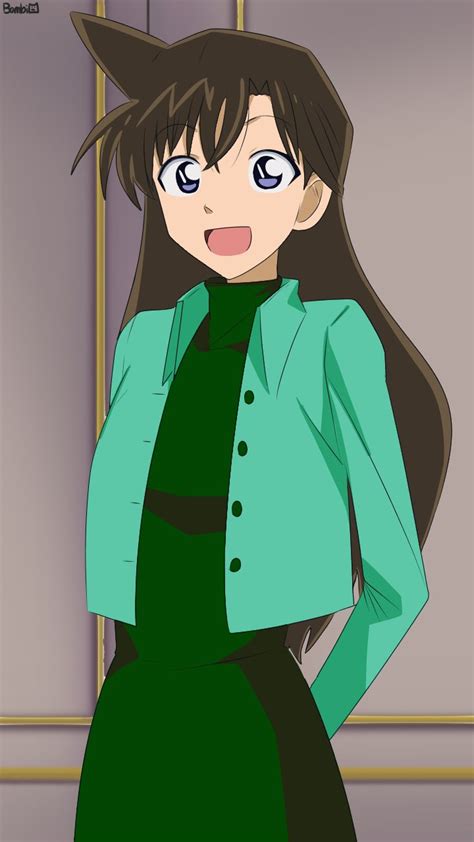 Mouri Ran Meitantei Conan Drawn By Bambi Line Danbooru