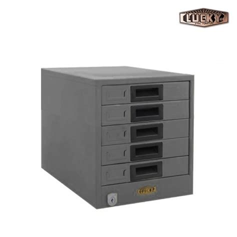 ตู้เหล็ก Lucky Kingdom ตู้ลิ้นชักเหล็ก 5 ลิ้นชัก Fa 405 สีเทา ตู้เก็บเอกสาร A4 ราคาส่ง Shopee