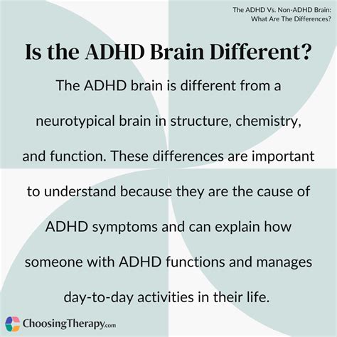 Adhd Brain Vs Normal Brain Differences Explained