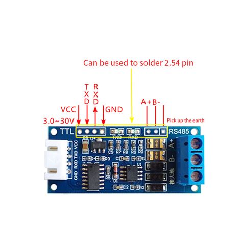 ttl to rs485 module rs485 mutual conversion ttl serial port hardware automatic flow control