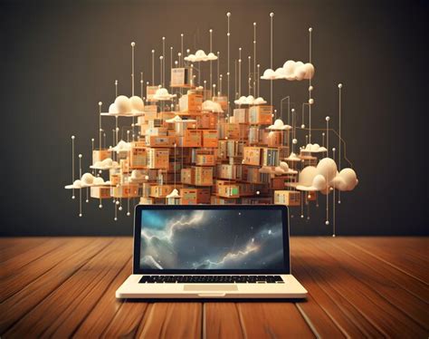 Premium Photo Cloud Data Storage Database Cloud Computing Concept And Idea