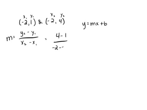 SOLVED For The Following Exercises Find The Equation Of The Line Using The Point Slope Formula