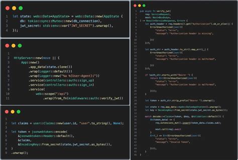 Rustlang Actixweb Jwt Api Backend Webdevelopment Security