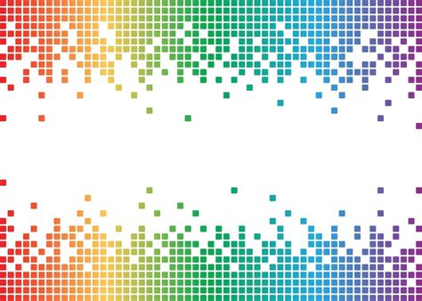 Digital Pixel Drip Bitmap Frame With White Space 49807410 Vector Art At