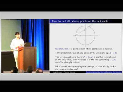 Free Video Panorama Of Mathematics Manjul Bhargava From Hausdorff Center For Mathematics