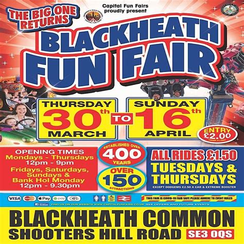 Blackheath Coomon Easter Funfair Blackheath London 30 March To 16 April