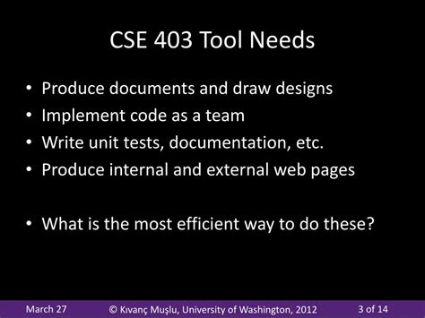 ppt cse 403 software engineering powerpoint presentation free download id 2394823