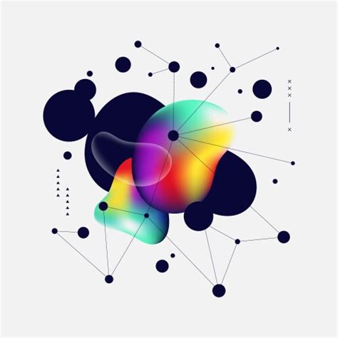Abstract Molecular Connection Royalty Free Vector Image