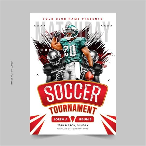 축구 포스터 벡터 Freepik에서 무료 고품질 벡터를 다운로드하세요 Freepik
