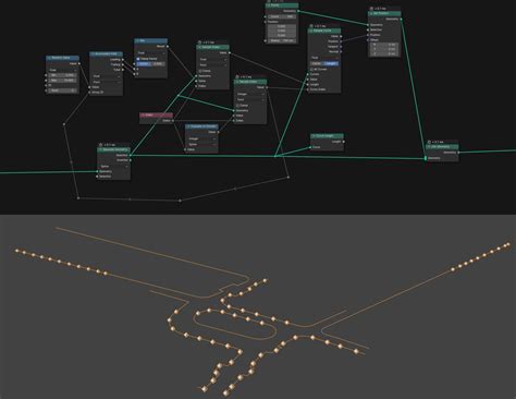 Sample Curve Geometry Nodes Multiple Splines Modeling Blender