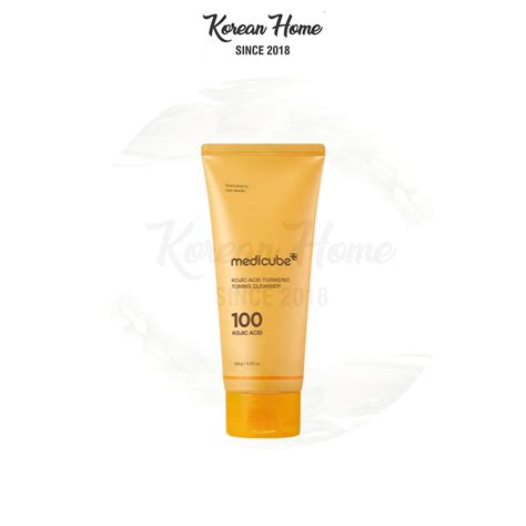 Medicube Kojic Acid Tumeric Toning Cleanser 120g Korean Home