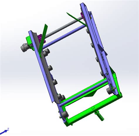 可转动拣选输送装置 SOLIDWORKS 模型图纸下载 懒石网