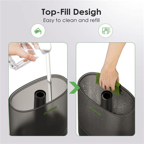 Humidifiers For Bedroom Large Room 6l Top Fill Cool Warm Mist Humidifier Max