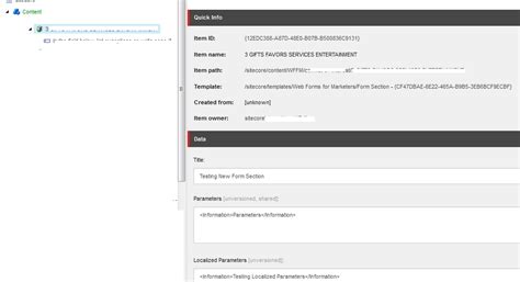 Sitecore8 Sitecore Web Forms For Marketers Add Info To The Display