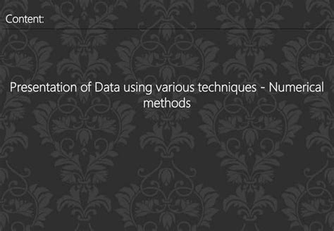 Chapter 4 Data Analysis In Practical Research 2 Pptx Science
