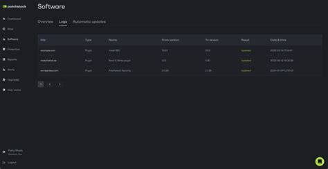 logs patchstack docs