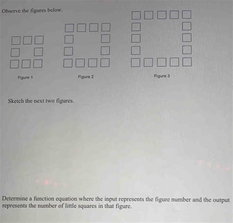 Solved Observe The Figures Below Figure 1 Figure 2 Figure 3 Sketch