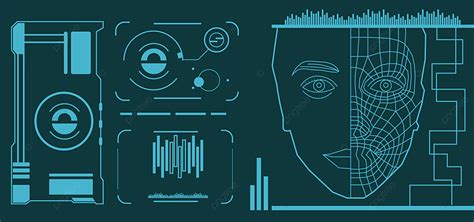 Human Hud Ui Interface Face Id Background Hud Ui Interface