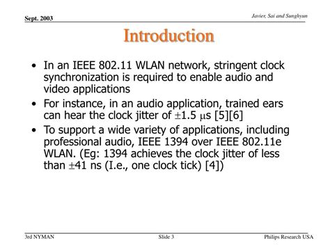 Ppt Multimedia Clock Synchronization Over 80211 Wlan Powerpoint Presentation Id406298