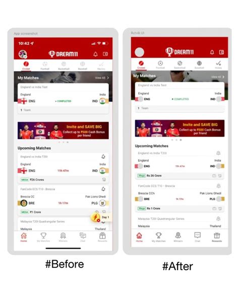 rutvik kuchekar on linkedin uiuxdesign figma dream11 designjourney