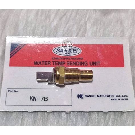 Sankei Water Temperature Sending Unit Kw 7b For Lancer Cb Itlog Ck Pizza Cj Gsr Spacewagon