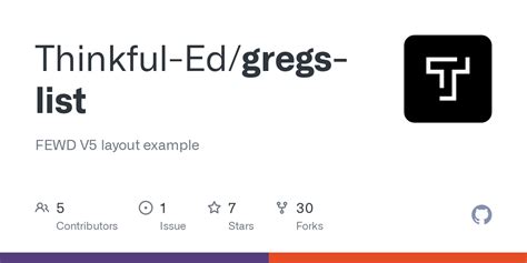 github thinkful ed gregs list fewd v5 layout example