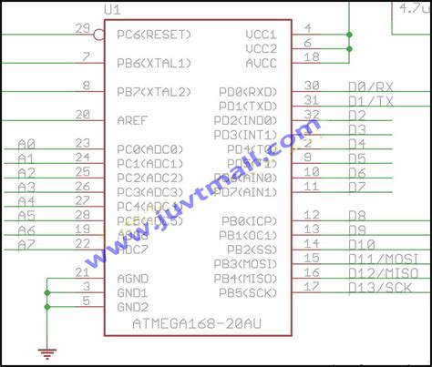 19arduino Learning Notebook Atmega8 Makes The Minimum Arduino System