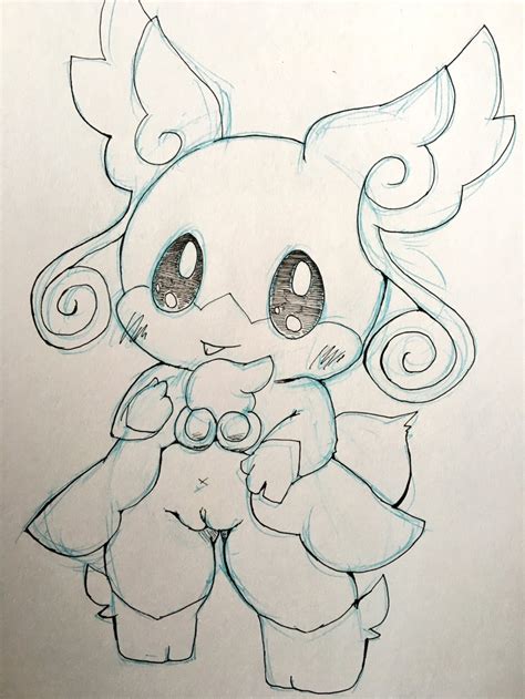 Rule 34 Audino Blush Female Looking At Viewer Mega Audino Mega
