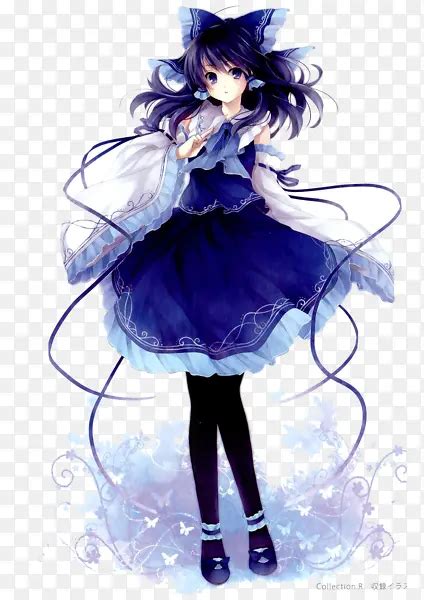 蓝色裙子女孩png图片素材下载图片编号10320538 Png素材网