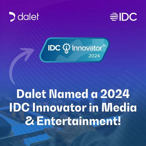 Dalet Idcinnovator Mediainnovation Ai Cloudnative Broadcasting Dalet