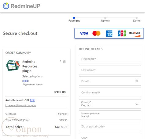 30 Off Redmine Resources Plugin Coupon Sept 2025 Verified