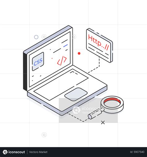 Coding Animation By Vectors Market Lottiefiles