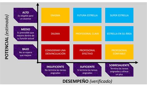 Marketing Tecnología Y Vida Matriz Del Talento 9 Box Grid