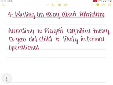 According To Piagets Theory Of Cognitive Development The Movement