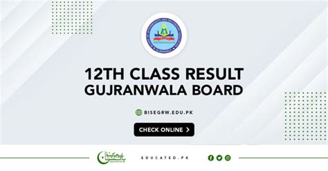2nd Year Result Gujranwala Board 2024 Bisegrw Edu Pk