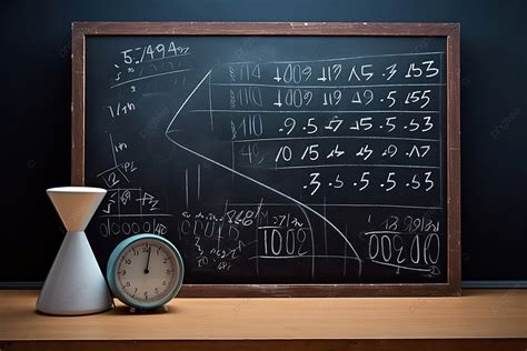 A Blackboard With Some Math Maths Background Calculation High