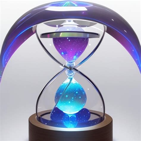 Premium Ai Image Timing Hourglass Black Hourglass Countdown Timer